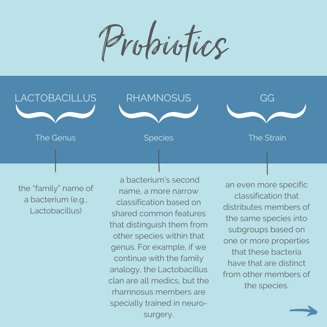 Probiotics – different strains for different strokes — Tanya Borowski Ltd
