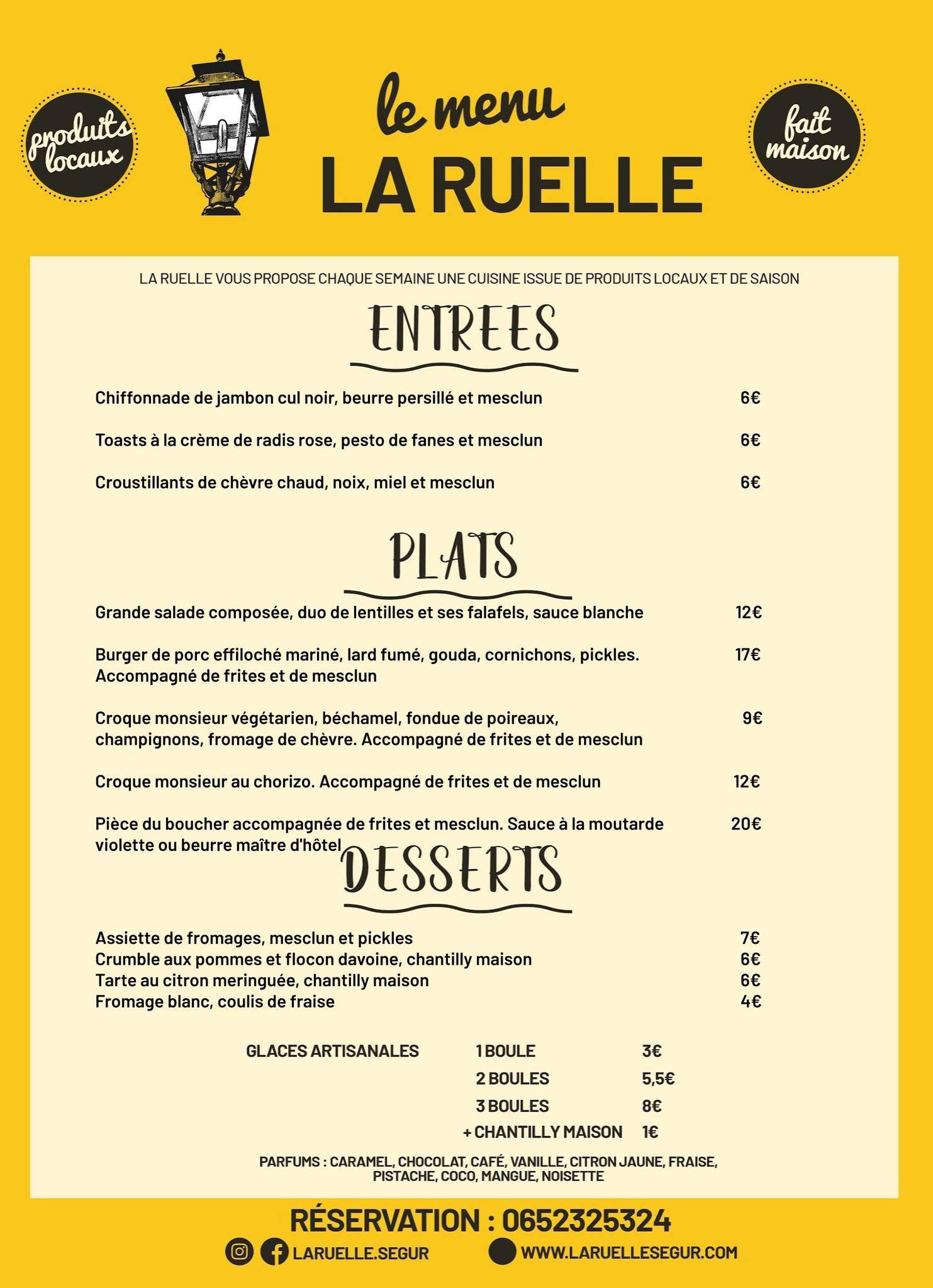 RESTAURANT — La Ruelle