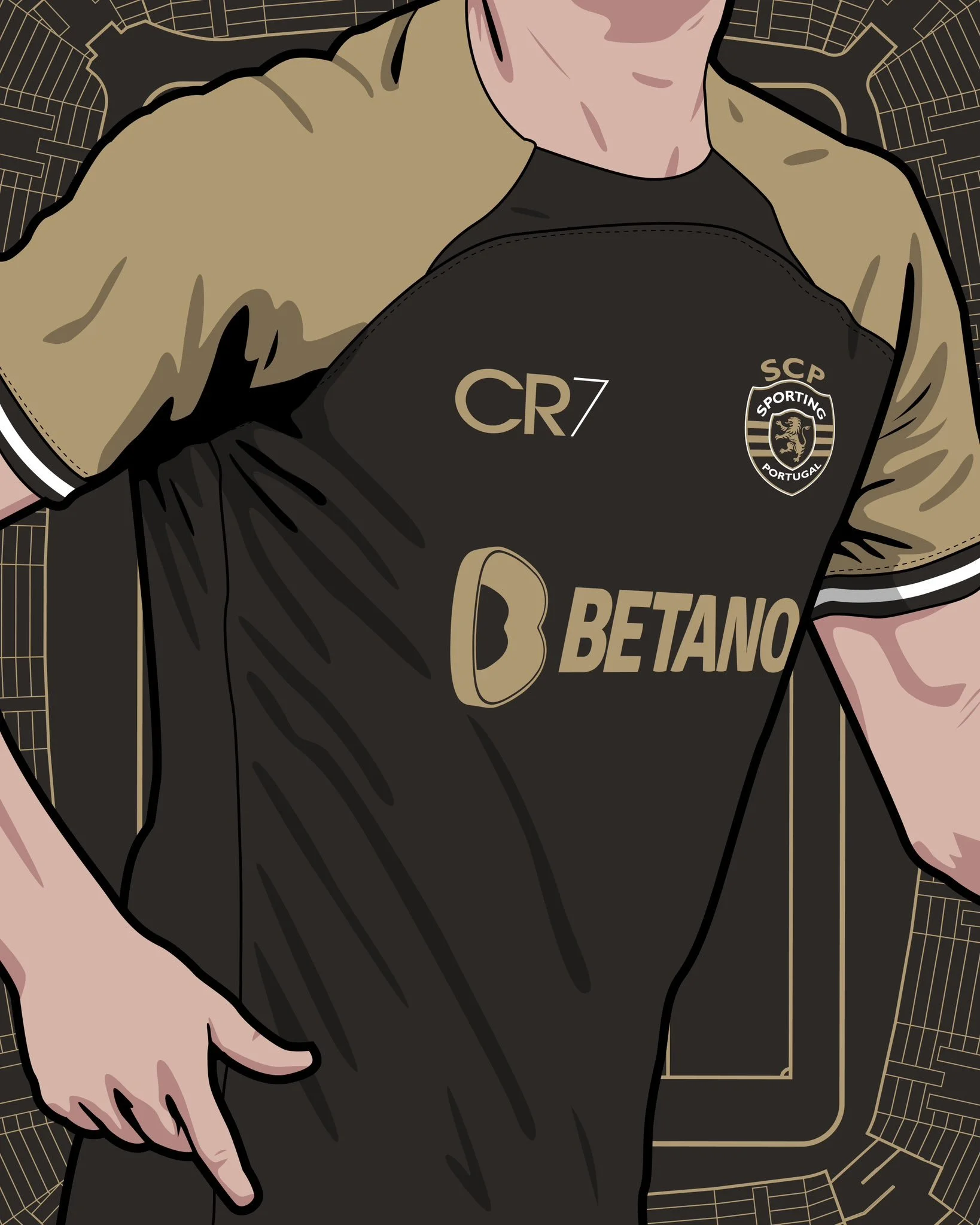 Nike has unveiled the debut CR7 branded kit: the 2023-24 Sporting ...