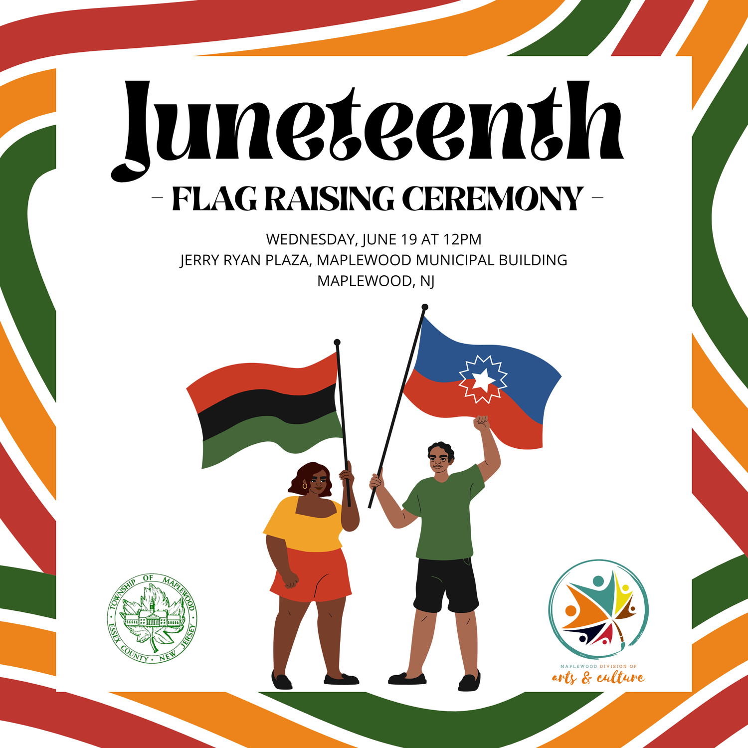 Juneteenth 2024 Flag Raising Ceremony — Maplewood Arts & Culture