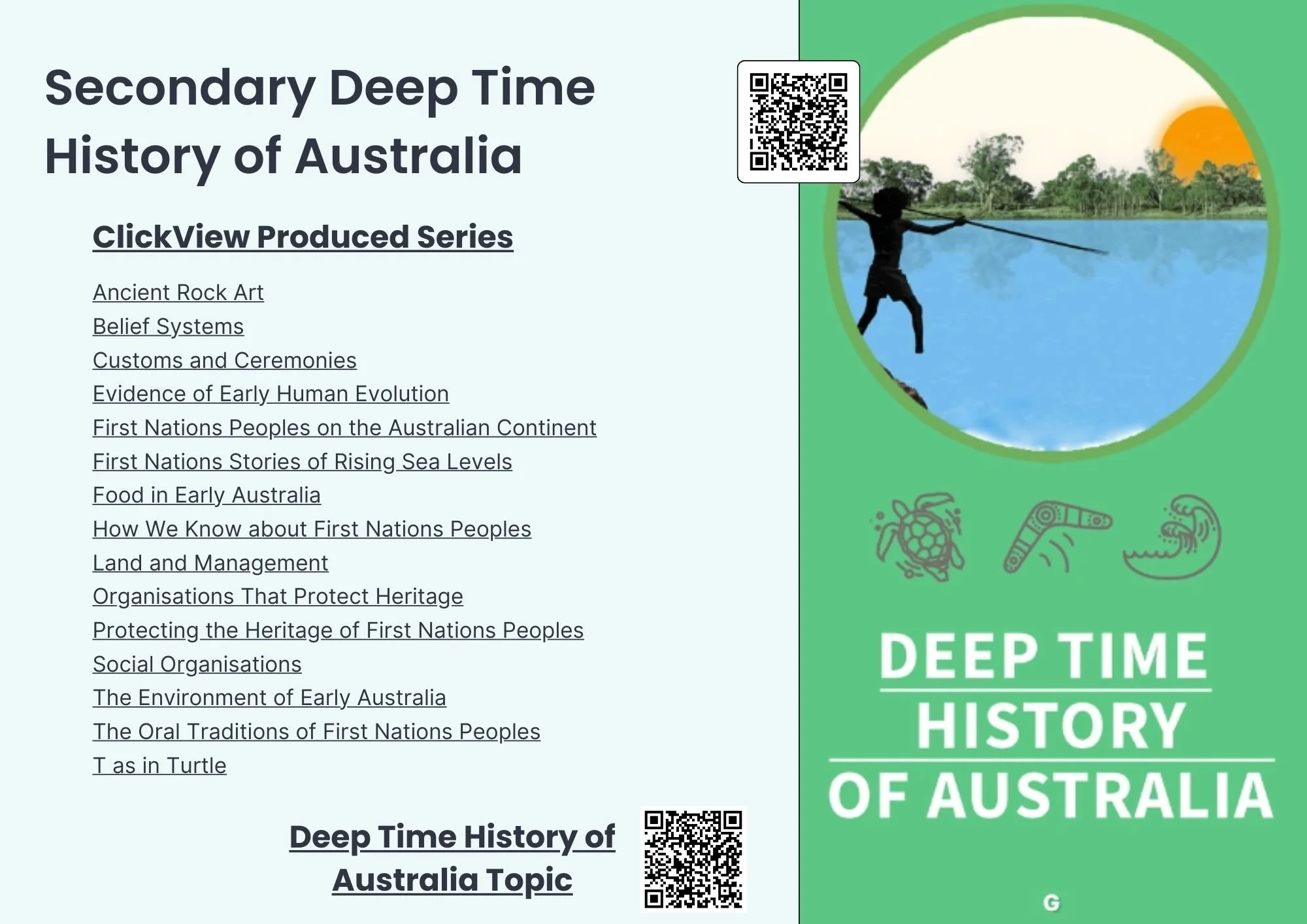 Deep Time History of Australia (Secondary) — CEnet