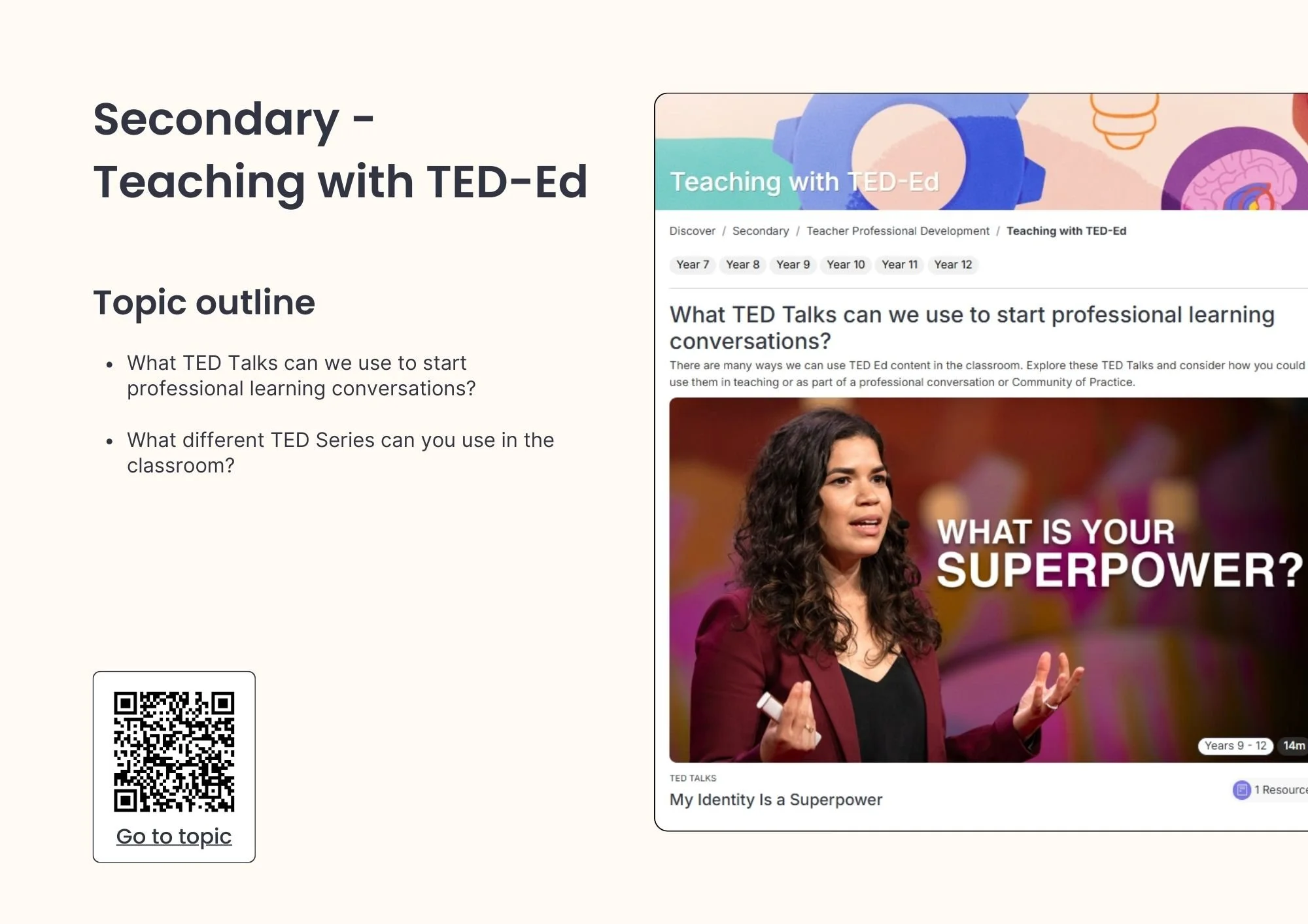 Teaching with TED-Ed (Secondary) — CEnet