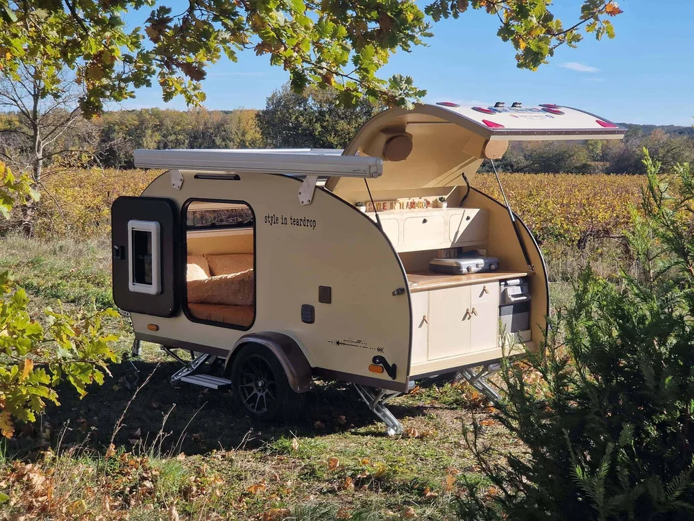 Style in Teardrop : Conception de caravane Teardrop