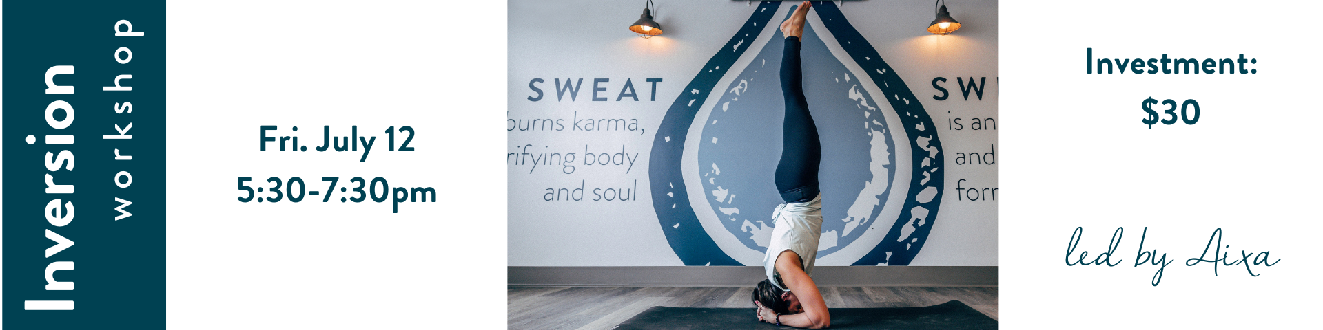Inversion Workshop — SWEAT Power Yoga