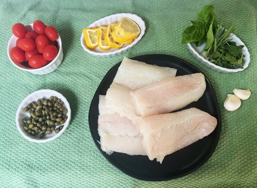 Pan-Seared Haddock with Tomatoes — TheGreekHerbivore