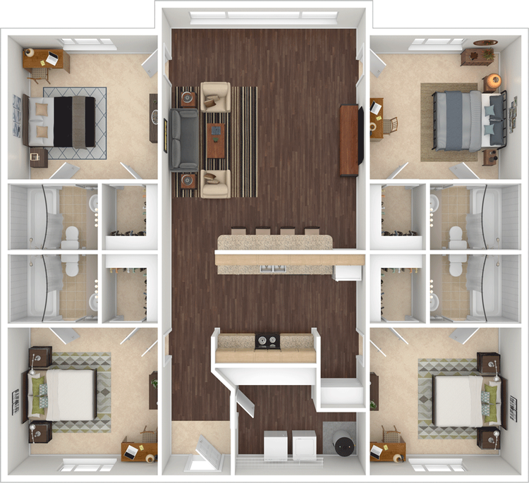 Student Apartments near VT | Collegiate Suites of Blacksburg