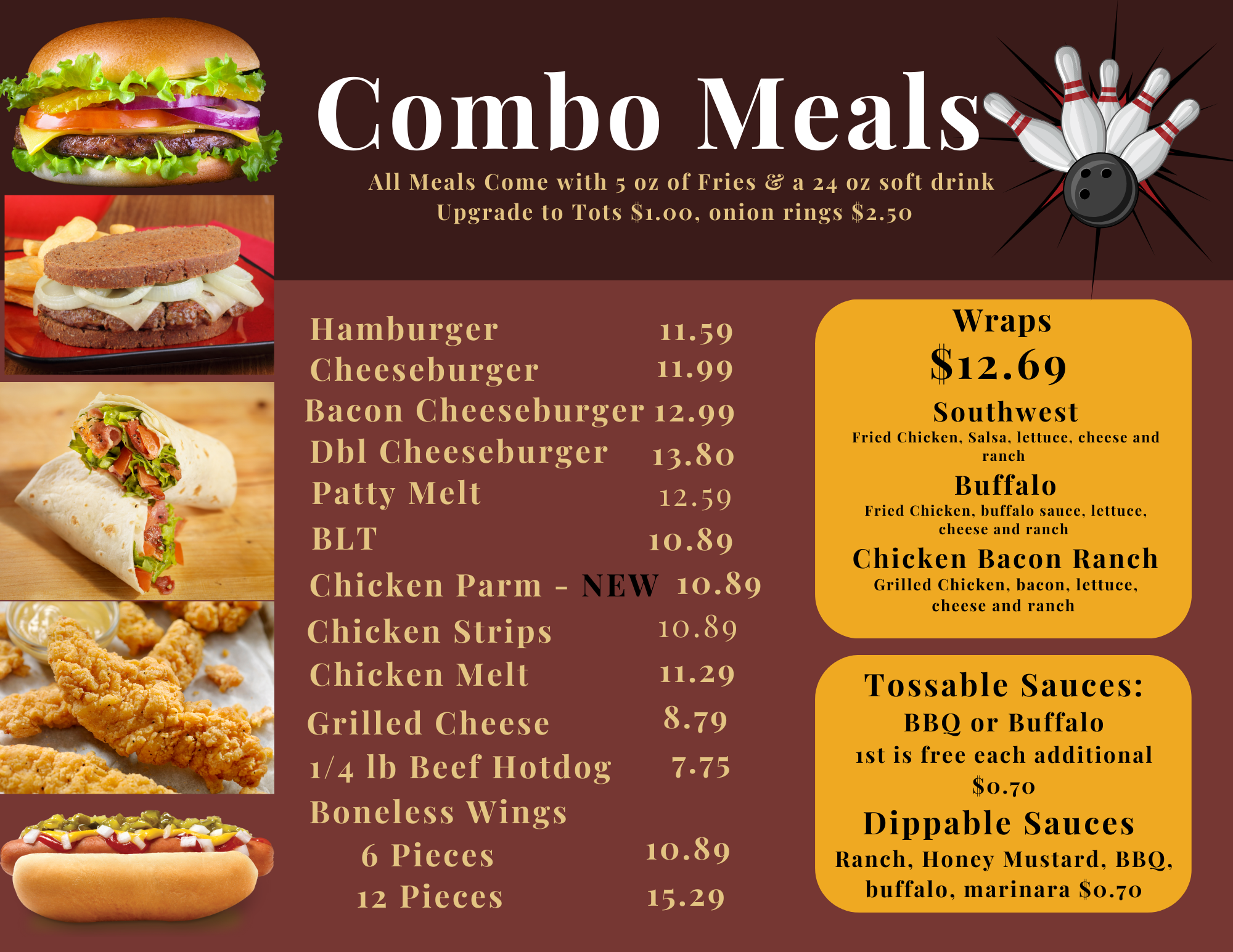 Menu 1 — Mission Bowl