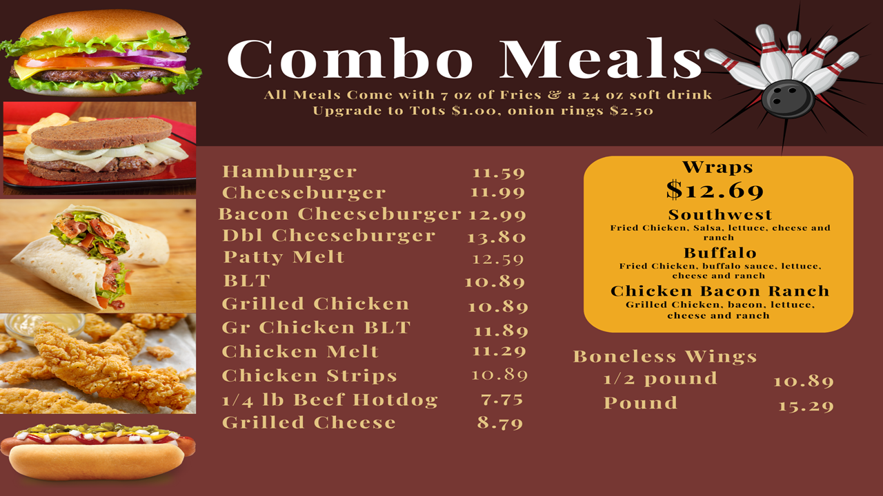 Menu 1 — Mission Bowl