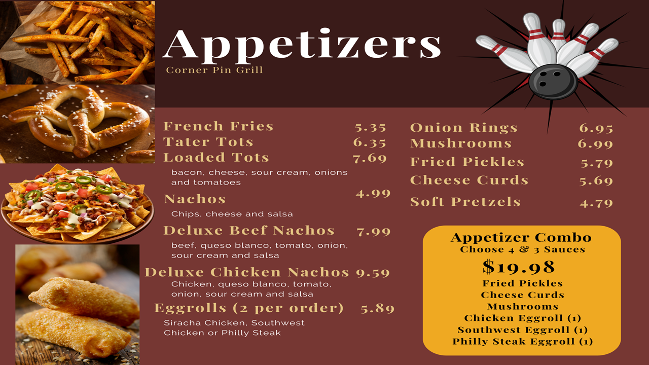 Menu 1 — Mission Bowl