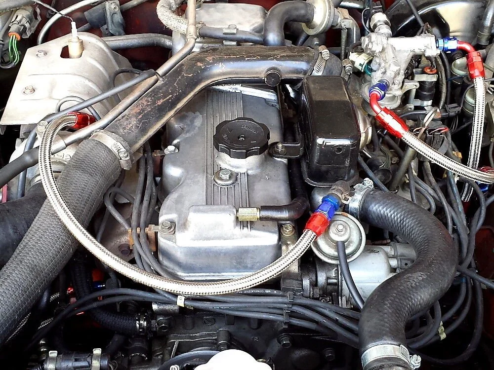 Polished Stainless Steel 3.0" Flex Pipe Fits Starion Conquest — MOOKEEH