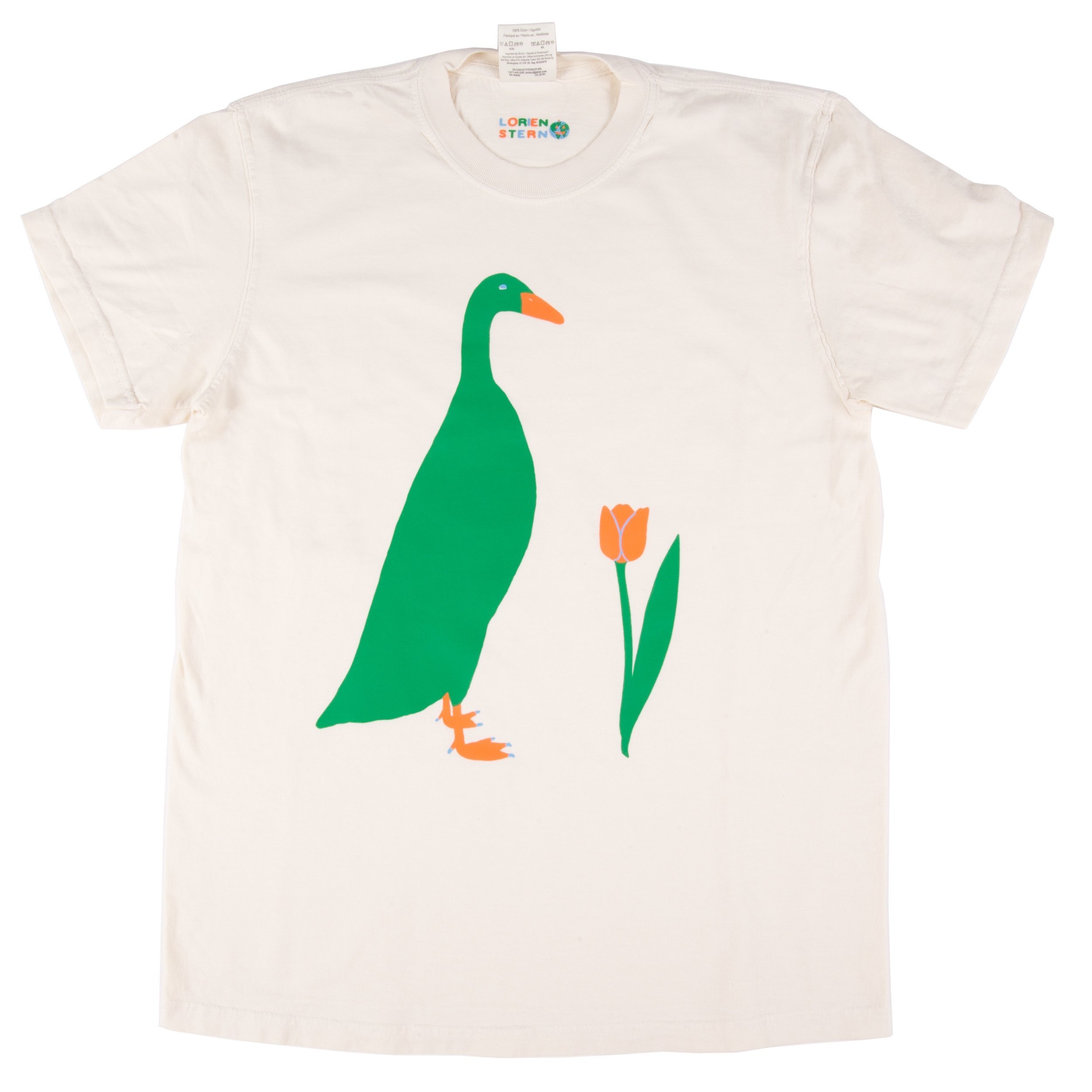 Cheetah Tee - Cream — LORIEN STERN