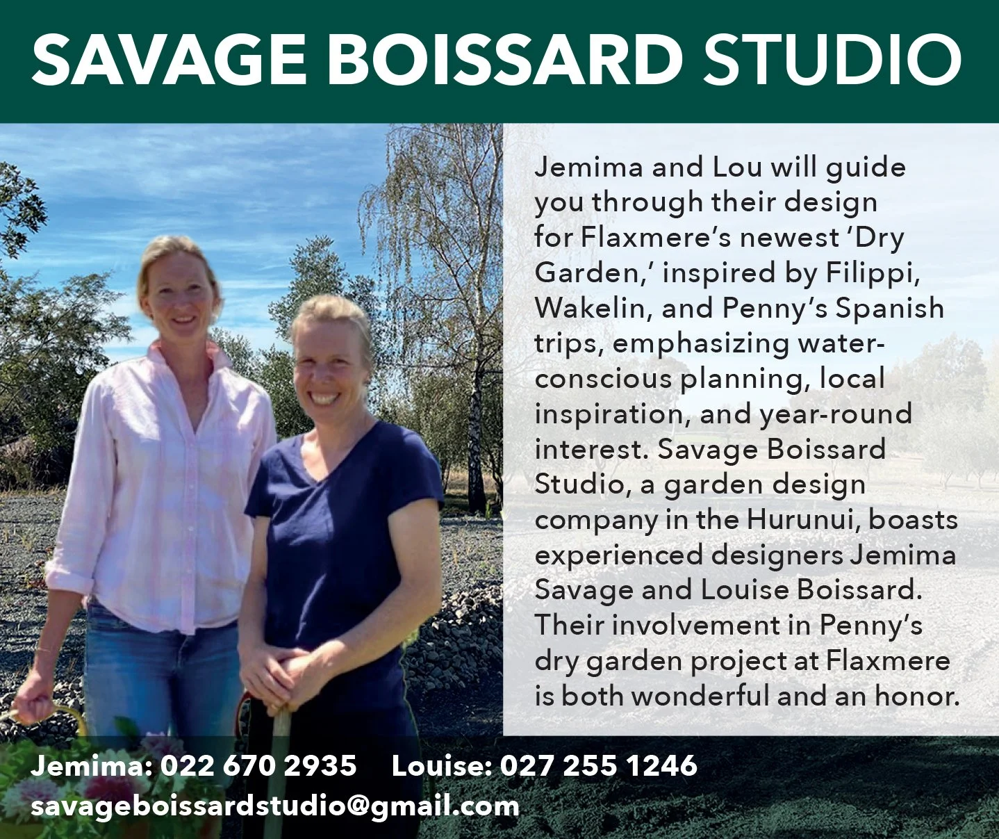 General 1 — Flaxmere Garden