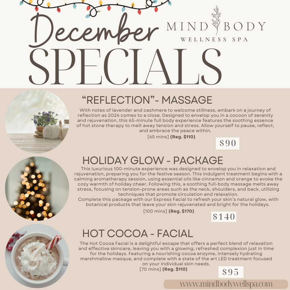 Offers and Sales — MIND BODY wellness spa