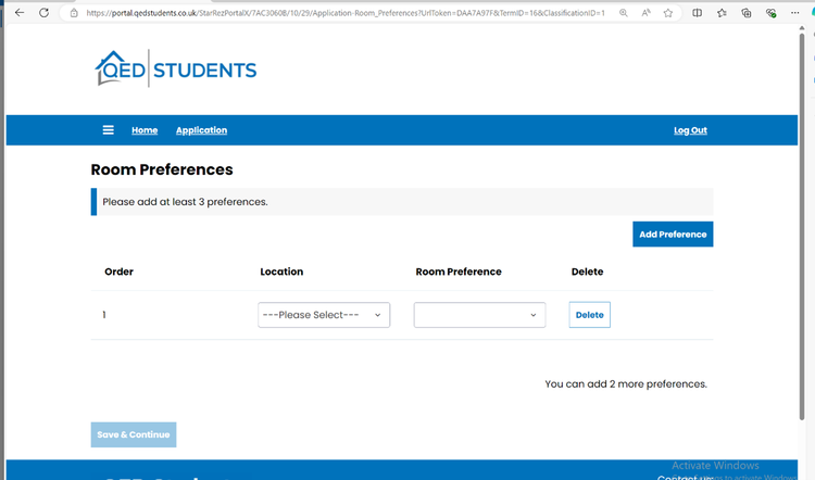 How to Book — QED Students