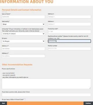 How to Book — QED Students