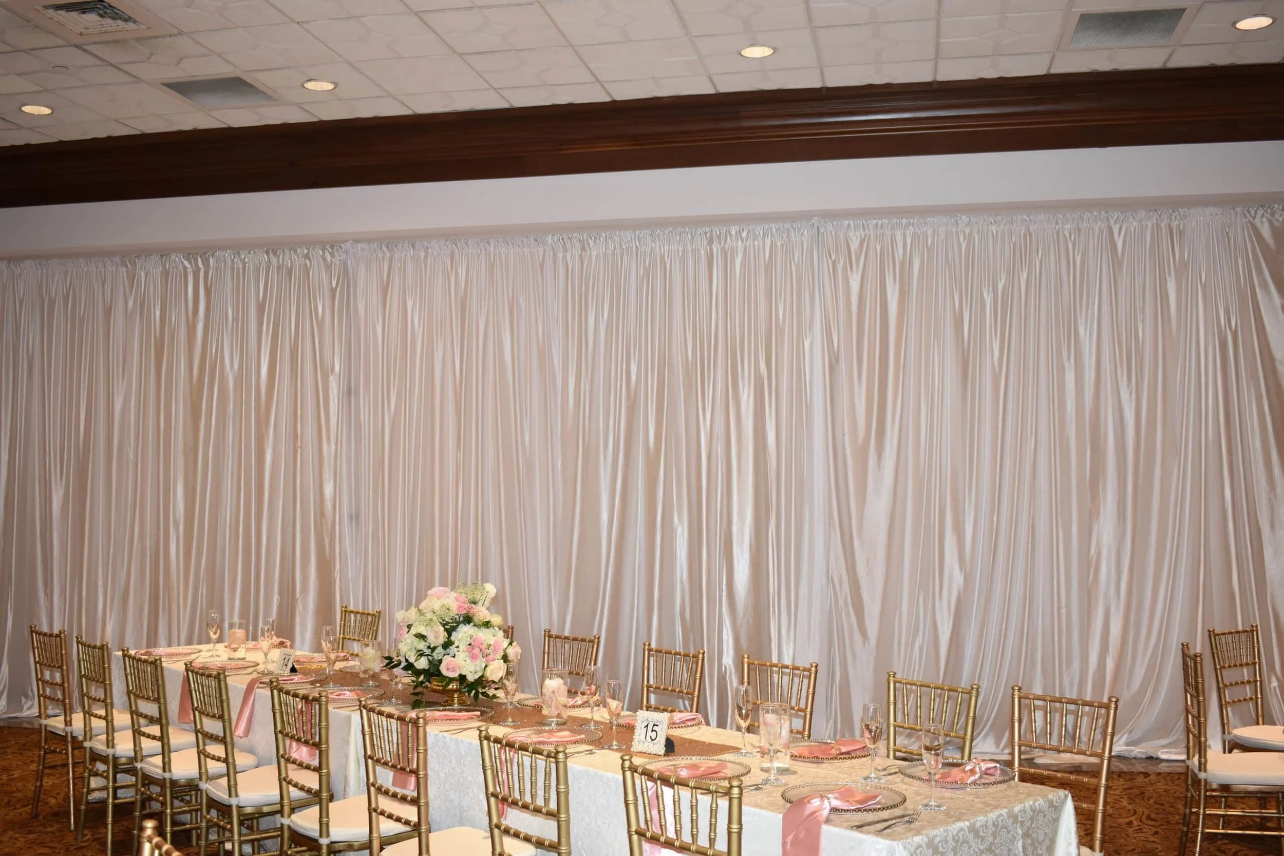 Pipe and Drape Rentals Los Angeles — Lustré Event Rentals