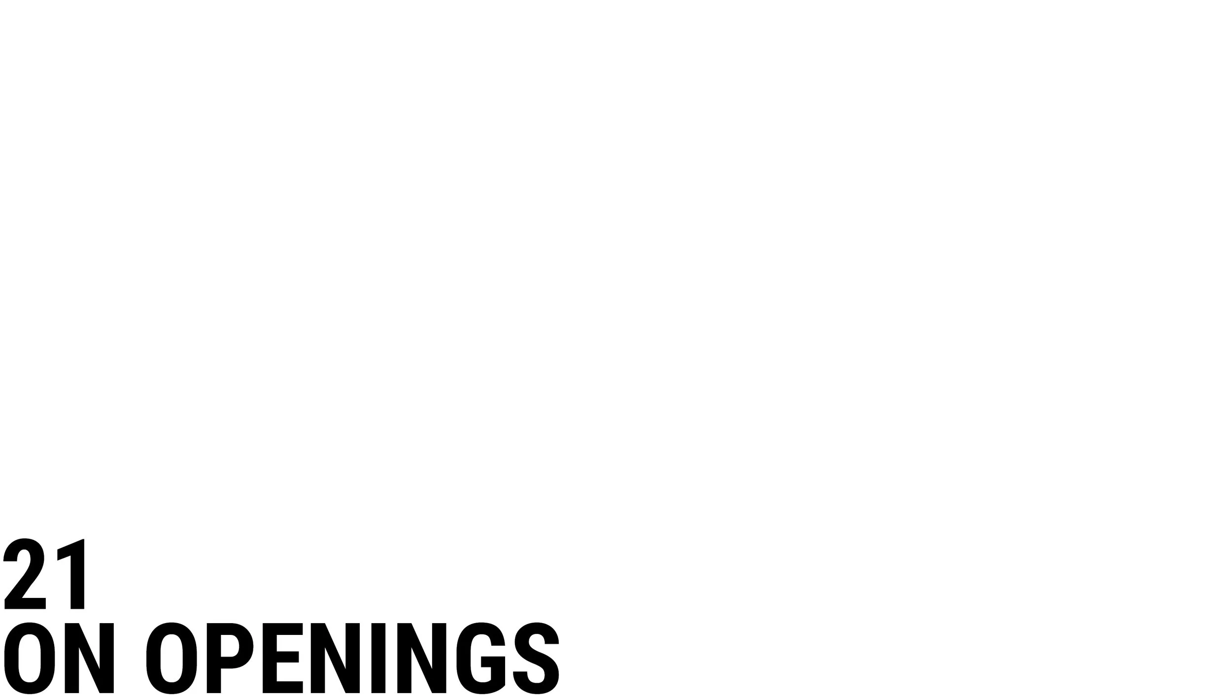 Design Insights | On Openings — Davidov Architects