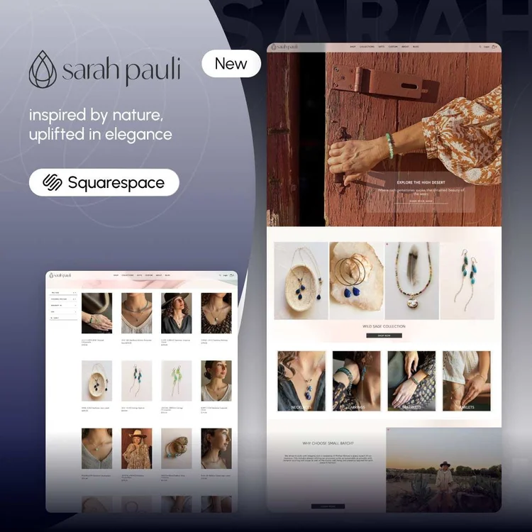 Our custom squarespace website design Showcase | Squareko