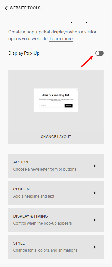 Complete Guide To Adding a Pop-Up to Your Squarespace Site
