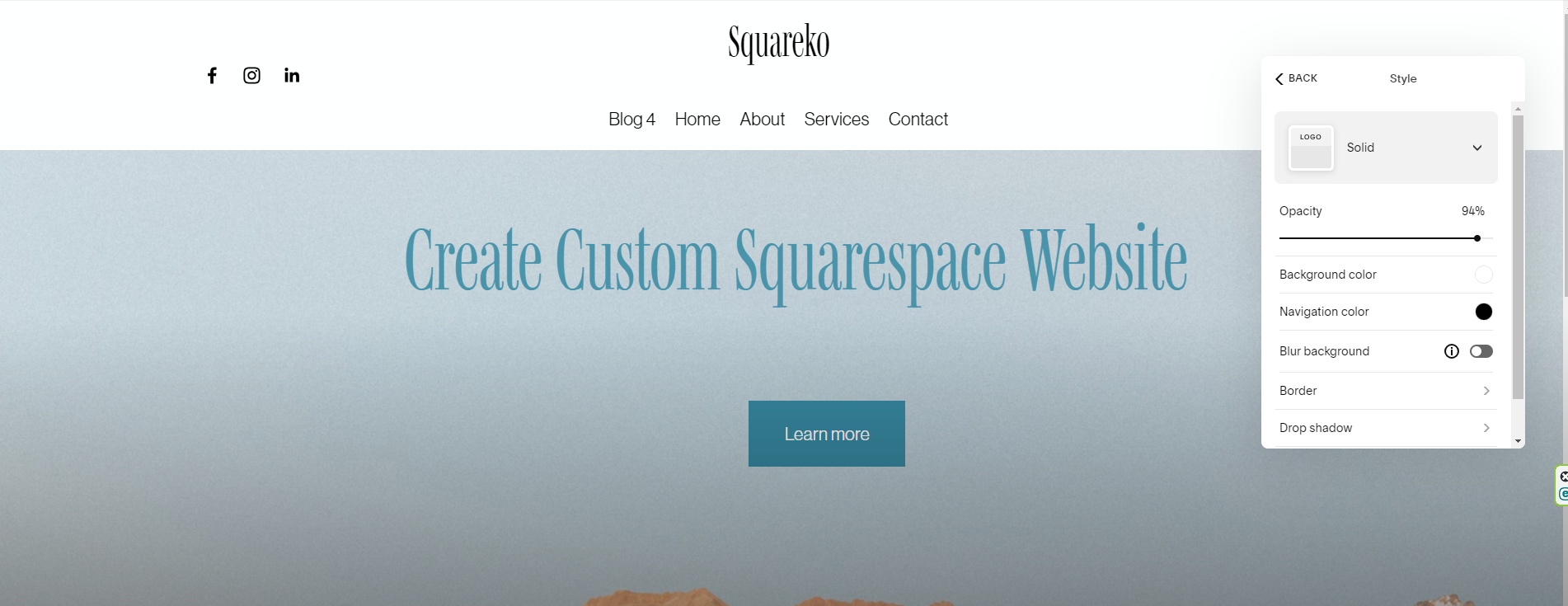 Top 5 Customizations for Your Header Navigation in Squarespace 7.1