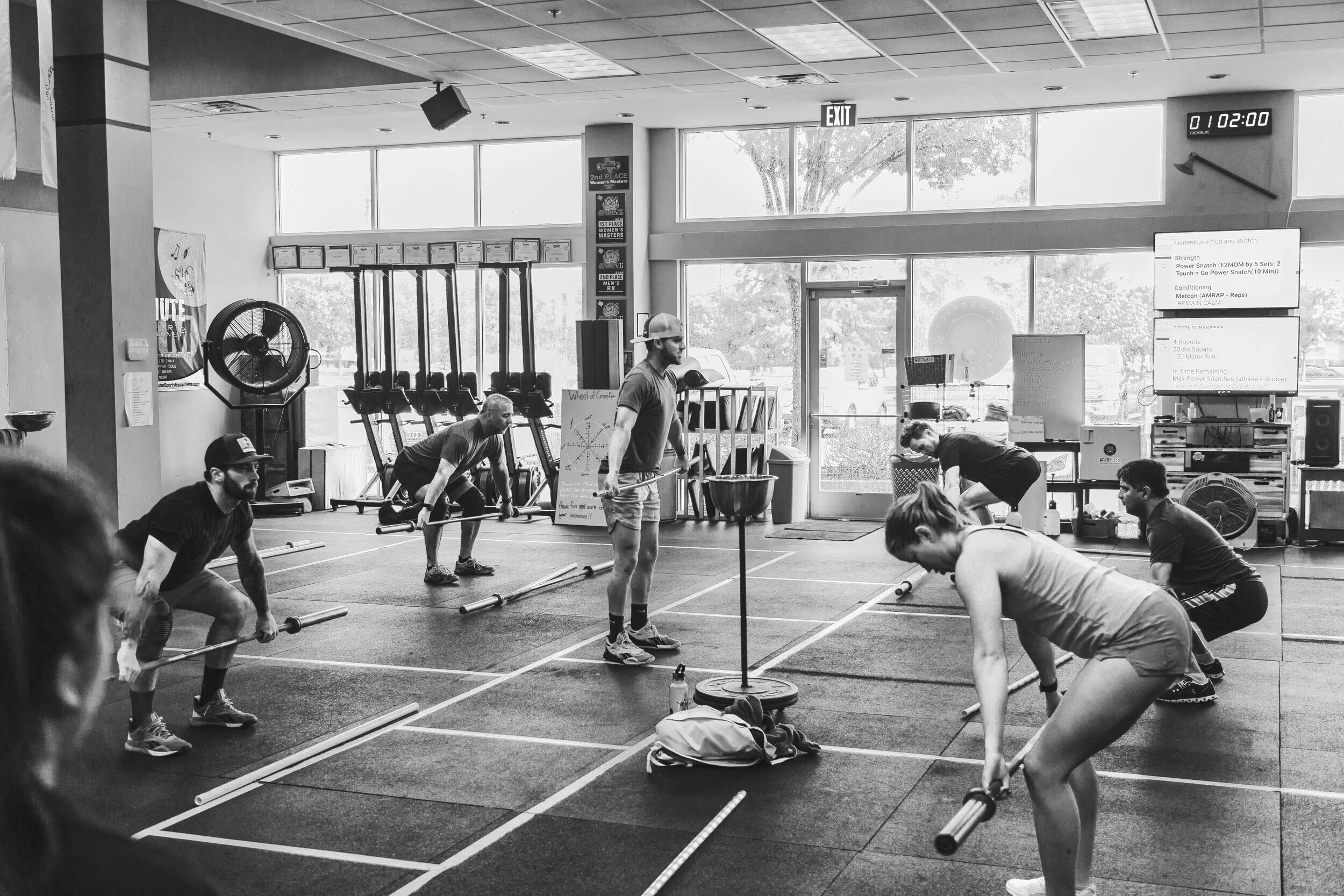 Crossfit Gym Black And White