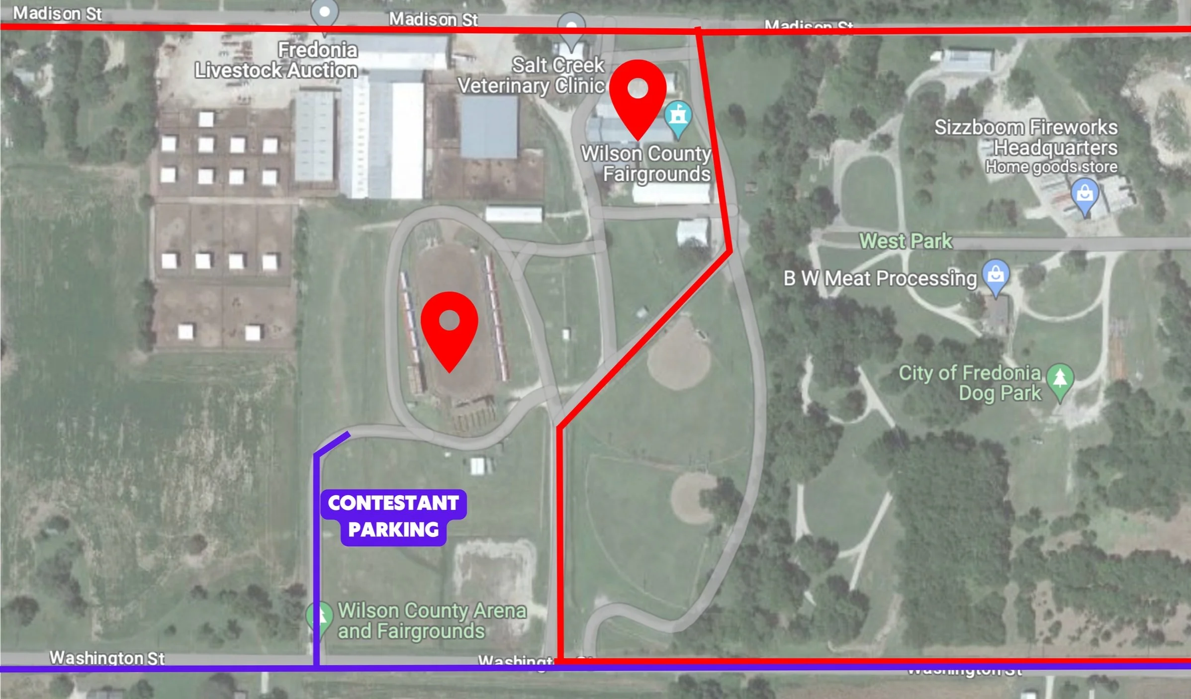 Fair Grounds Map — Wilson County Fair & Rodeo