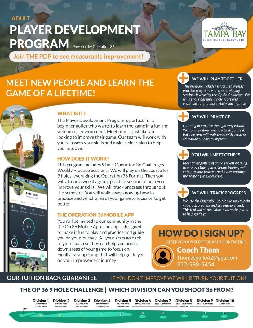 Services 4 — Thom Gullo Golf