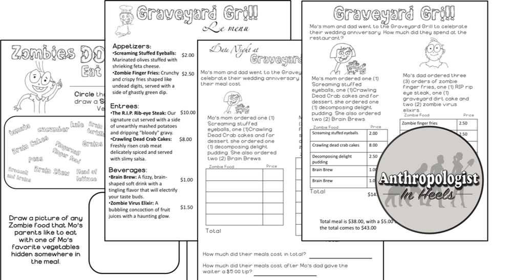 Zombies Don’t Eat Veggies! Lesson Plan — Anthropologist In Heels