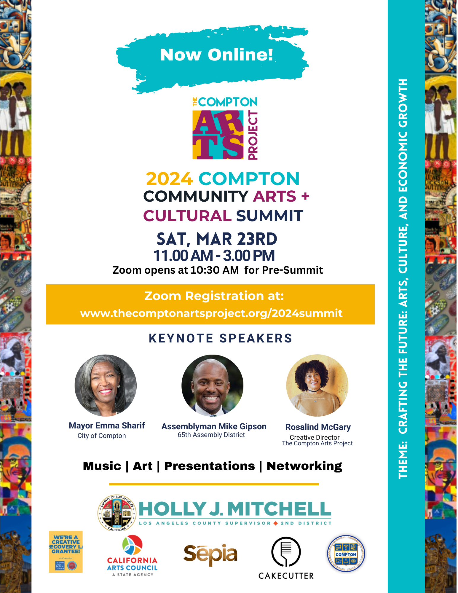 ARTS + CULTURAL SUMMIT — Welcome to the home of The Compton Arts Project!