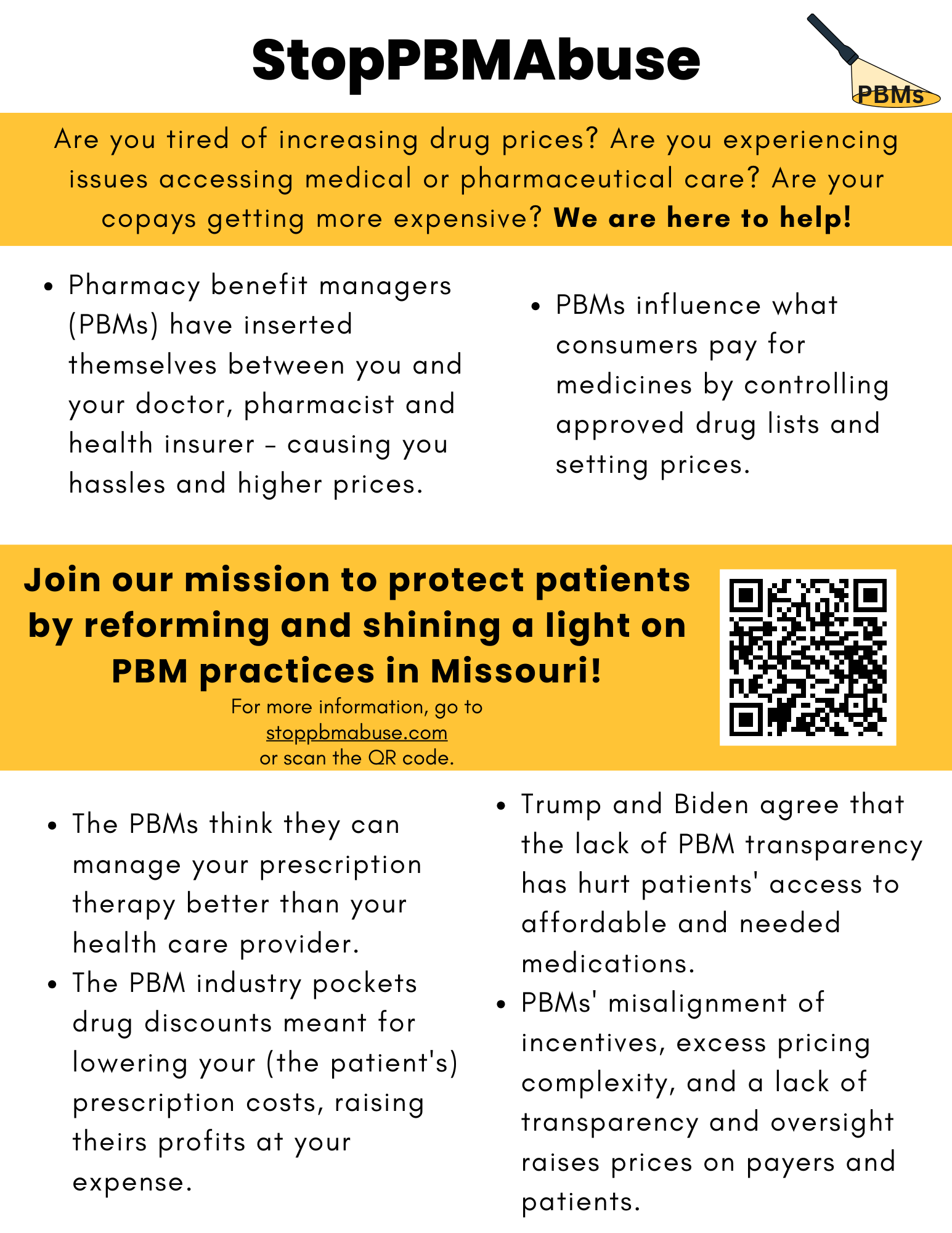 Pharmacists — Help Us Stop PBM Abuse