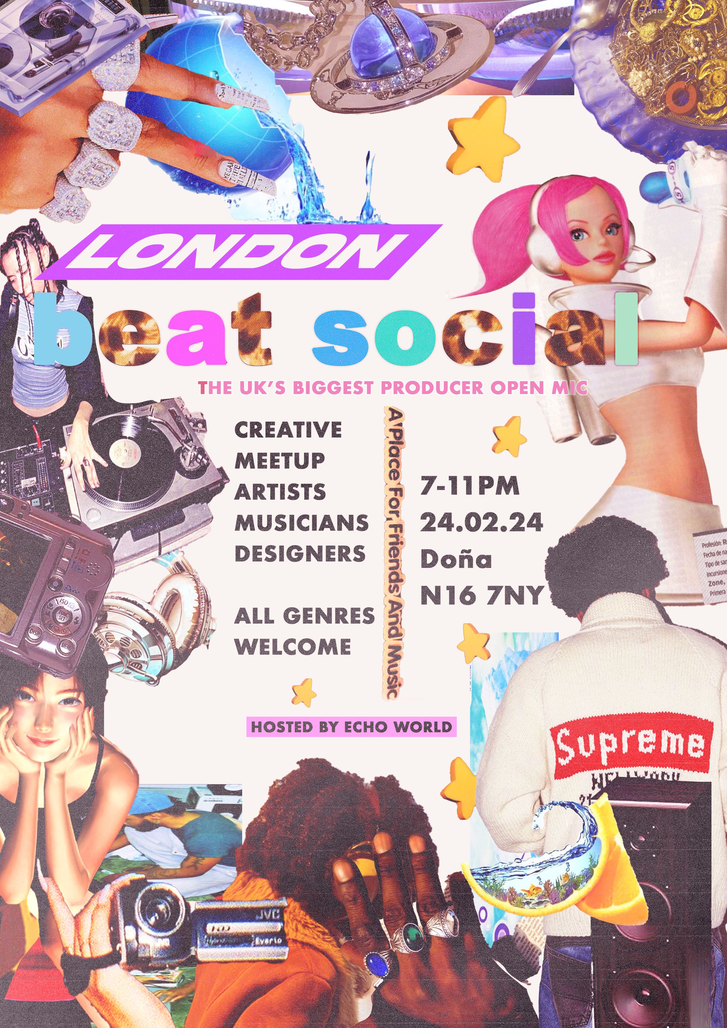 London Beat Social - 1x General Ticket — ECHO WORLD