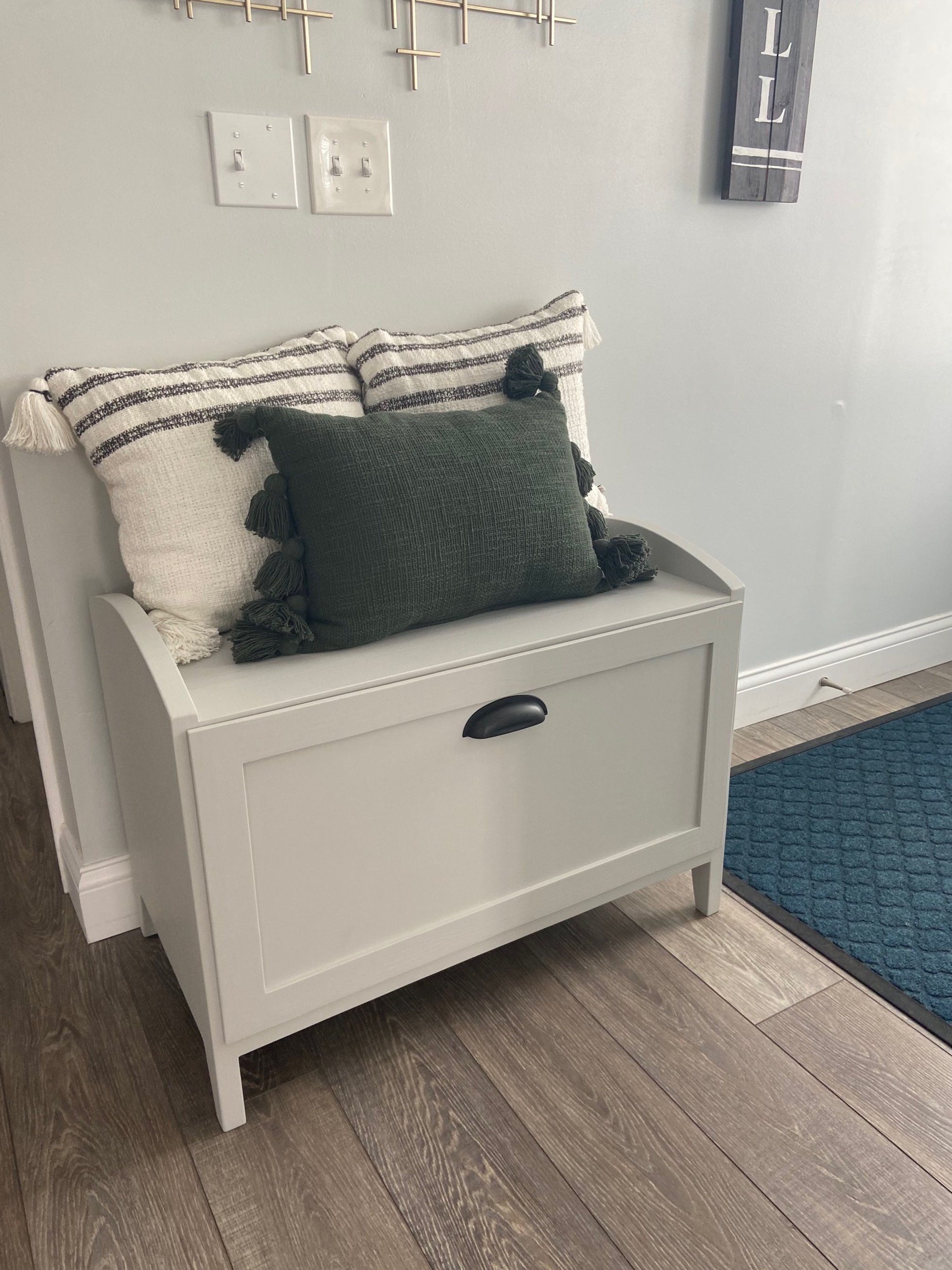 Modern Entryway Bench — High Road Handcrafted