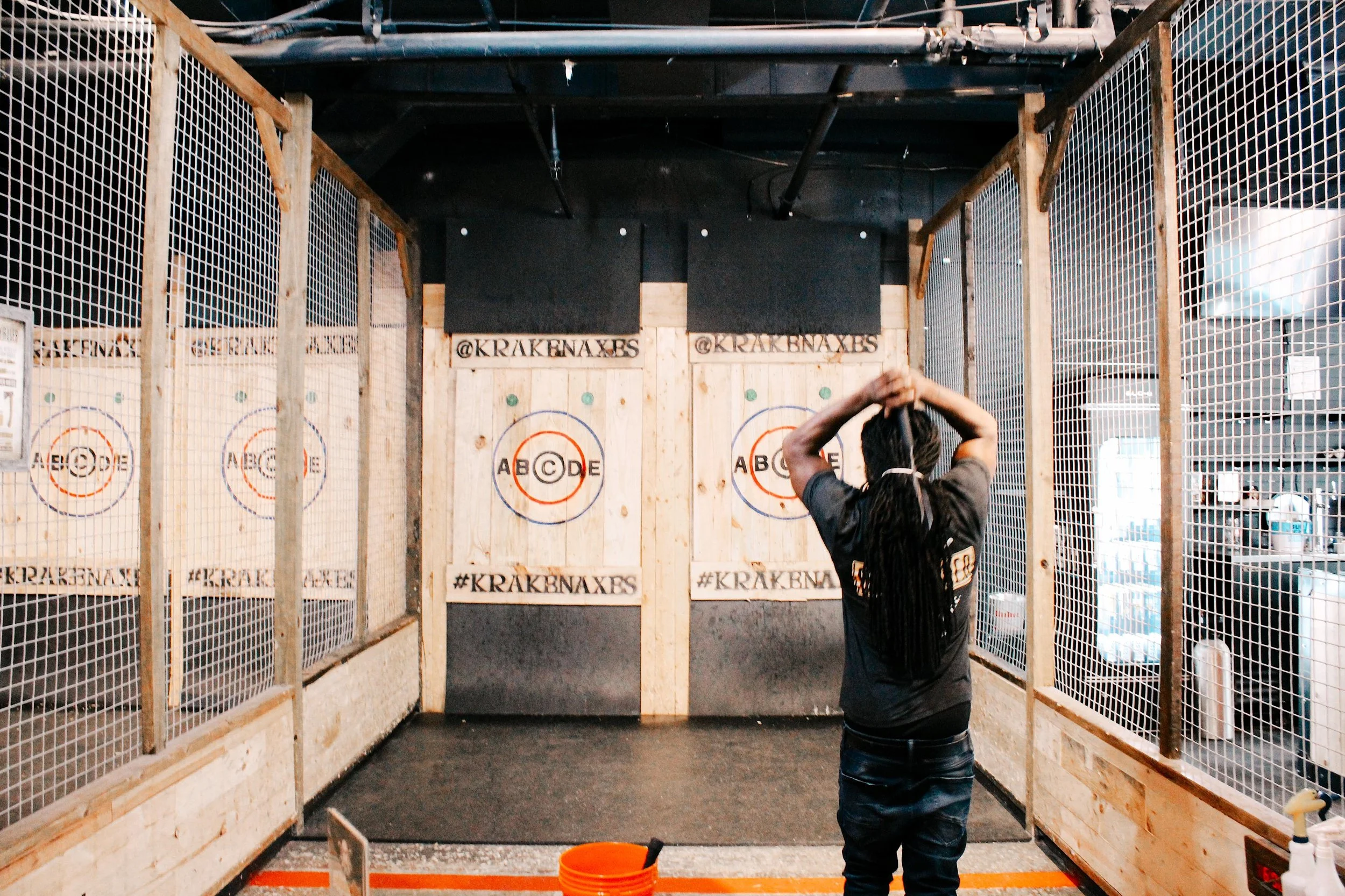 Axe Throwing — Experience Kraken