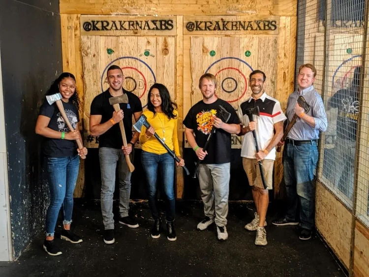 Axe Throwing — Experience Kraken