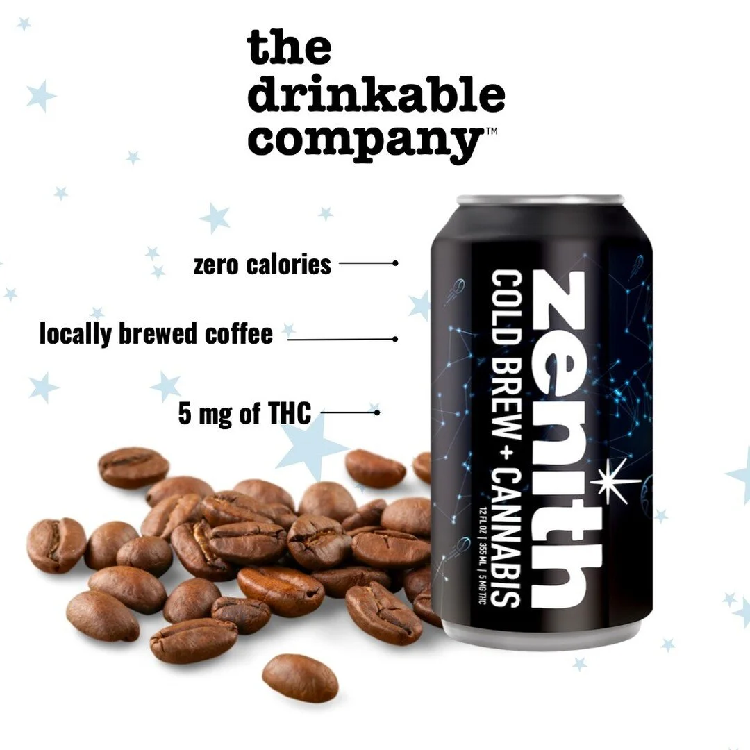 THC Coffee | THC Infused | Zenith™ Cold Brew + Cannabis