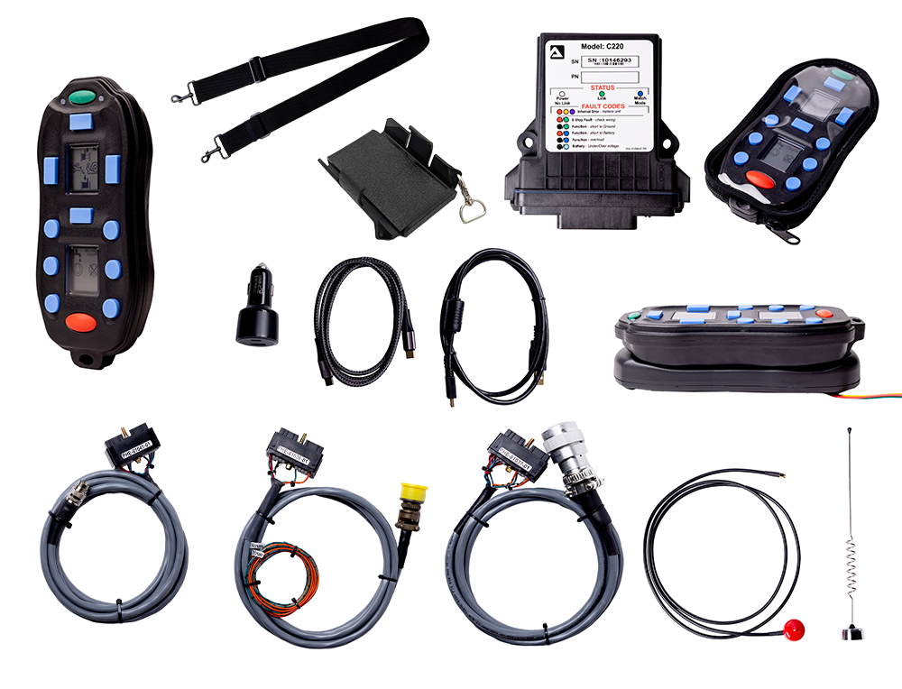 Concrete Line Pump Remote Control Conversion Kit — Aarcomm