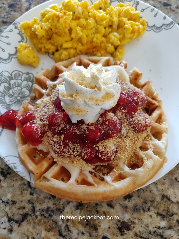 Cherry Cheesecake Waffles — The Recipe Jackpot