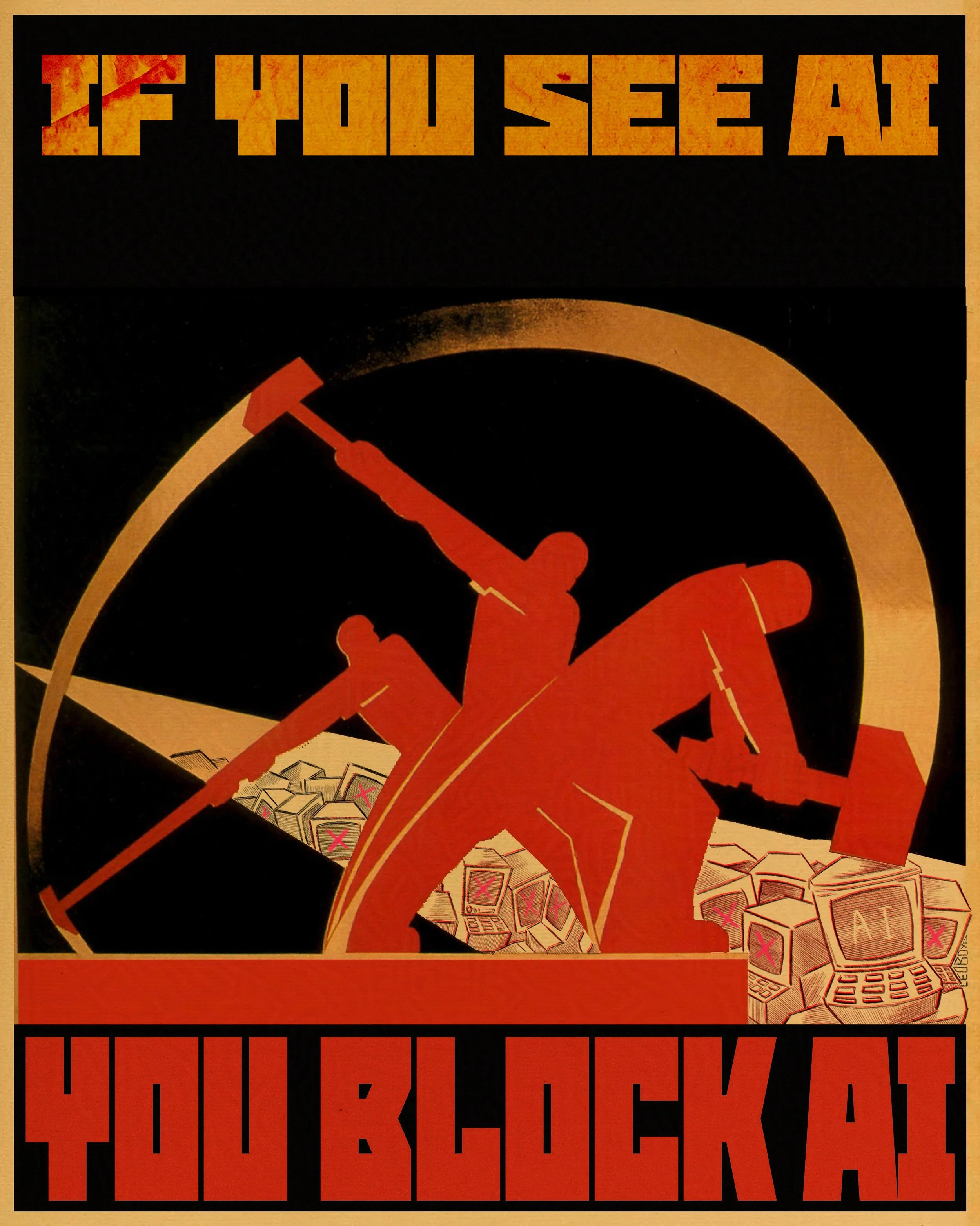 Free Anti AI Propaganda — Vault Artist Studios and Gallery Belfast