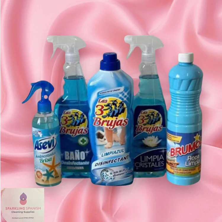 Sparkling Spanish Cleaning Supplies