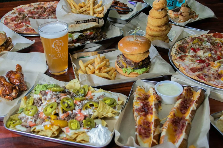 The Alley Food Menu