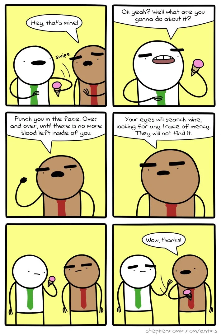 Antics comic — Step Hen comics