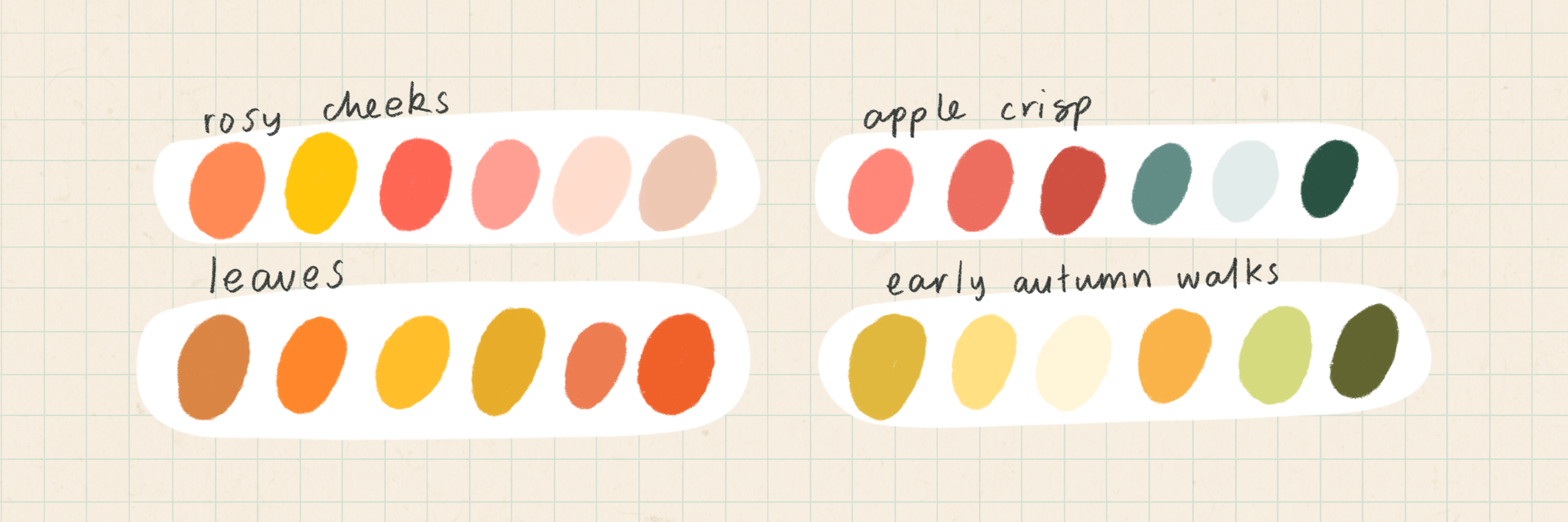 Vibrant Autumn Color Palettes for Procreate: Inspire Your Seasonal ...