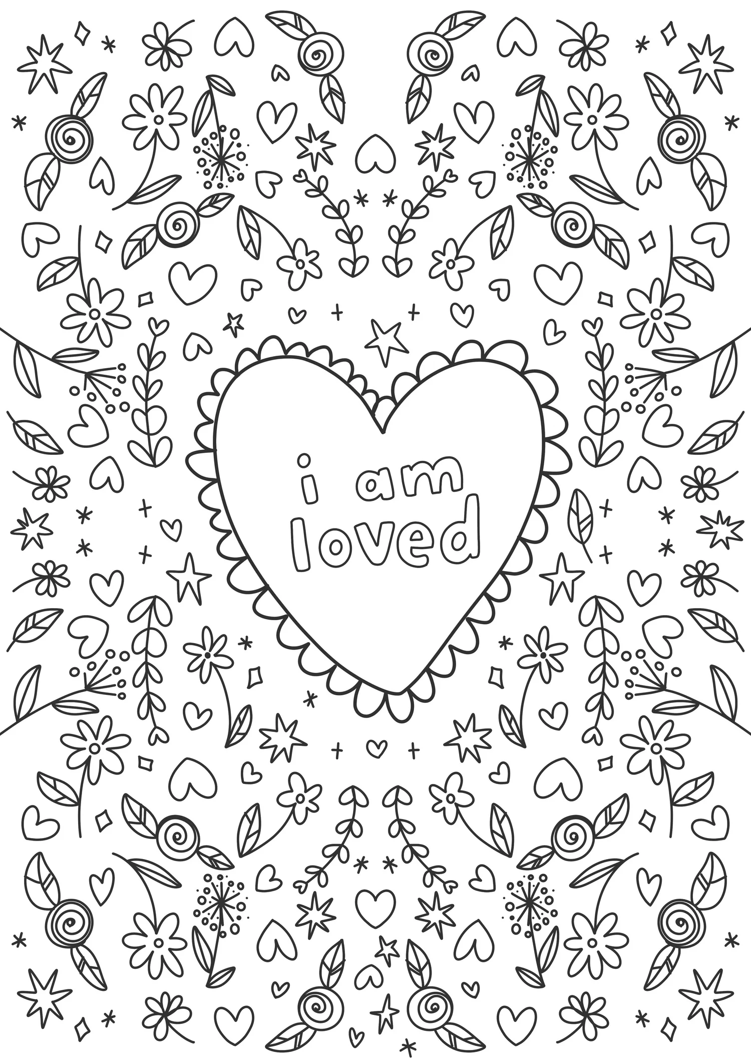 Mindful colouring pages for Valentines day workshop — Laura Jane ...