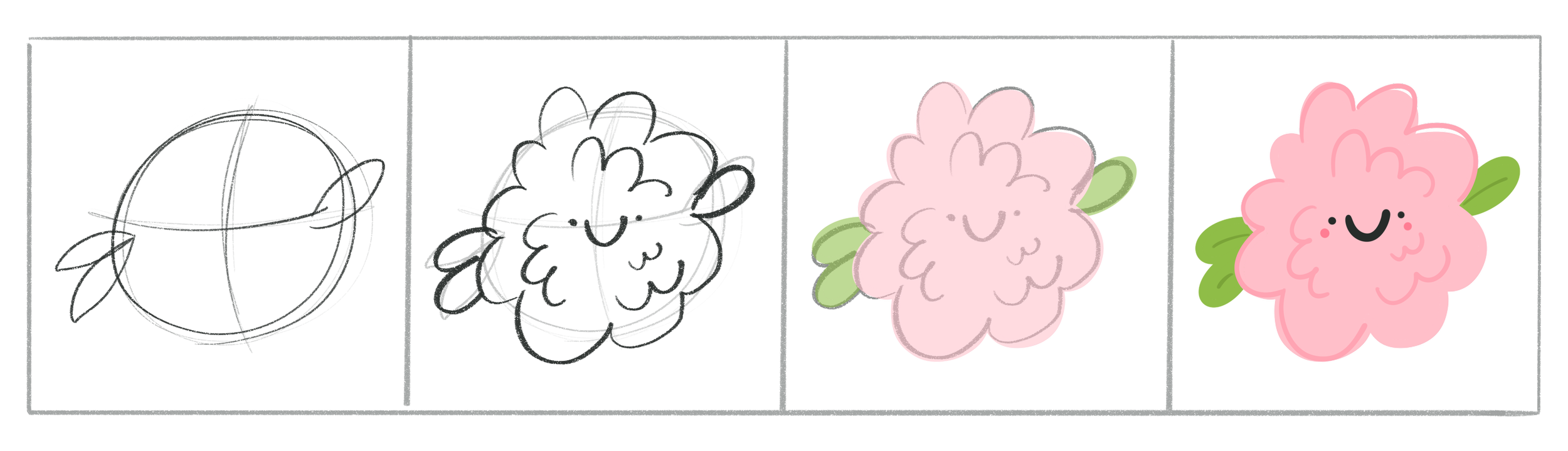 Learn How to Draw Adorable Spring Flowers: Step-by-Step Guide — Laura ...