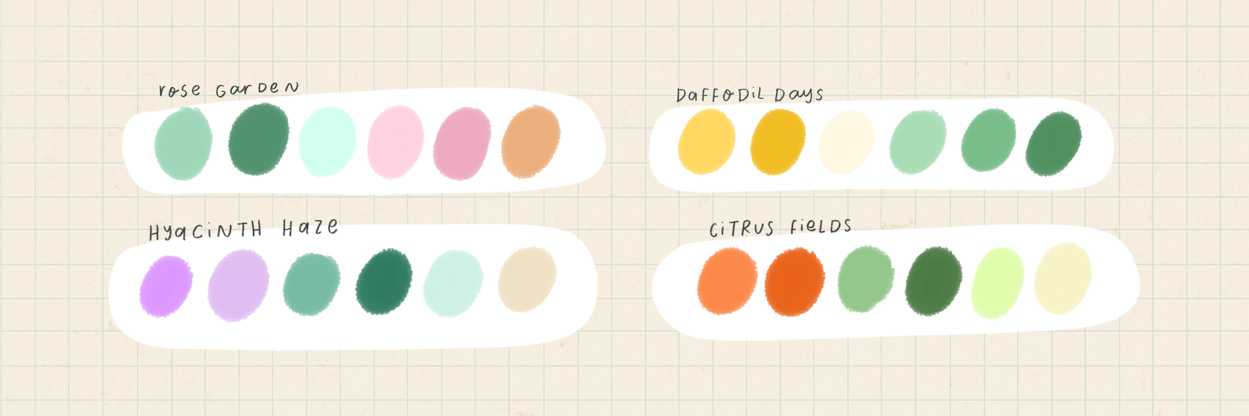 Elevate Your Art with These 5 FREE Spring Procreate Colour Palettes ...