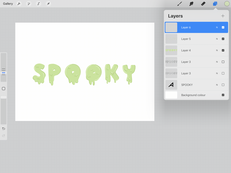 How to Create Spooky Drippy Halloween Lettering + Free Practice Guide ...