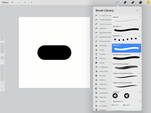 Procreate Tutorial: Create Dashed and Dotted Line Brushes for Playful ...