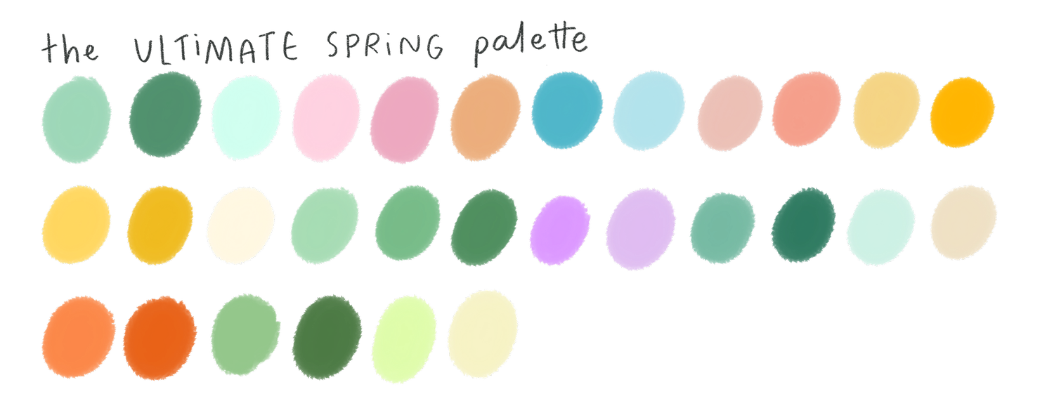 Elevate Your Art with These 5 FREE Spring Procreate Colour Palettes ...