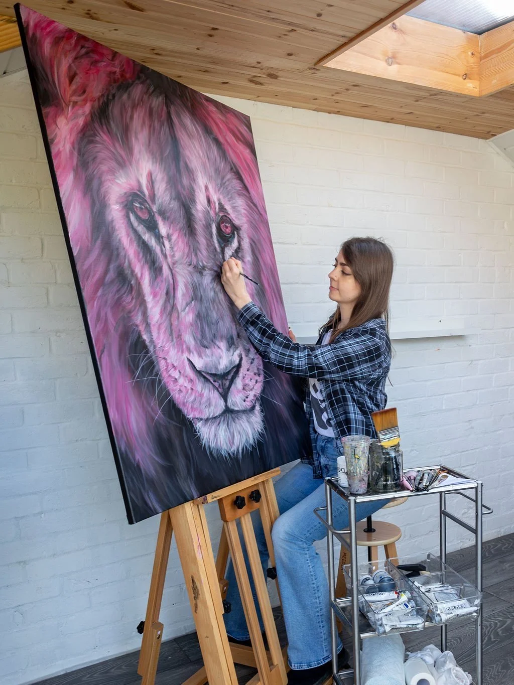 Wildlife Art | Wildlife portrait | Wildlife paintings — Jennifer ...