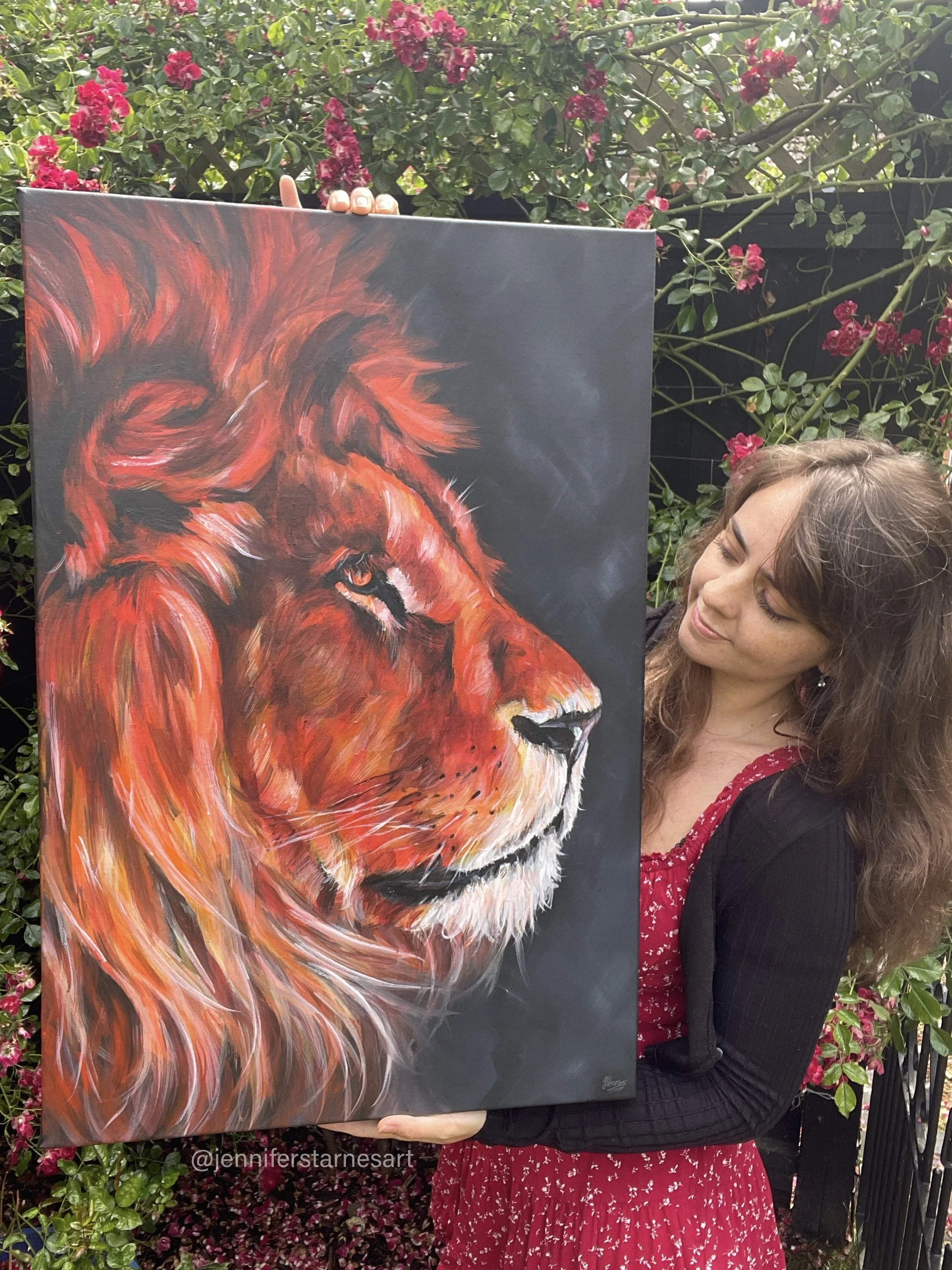 Wildlife Art | Wildlife portrait | Wildlife paintings — Jennifer ...
